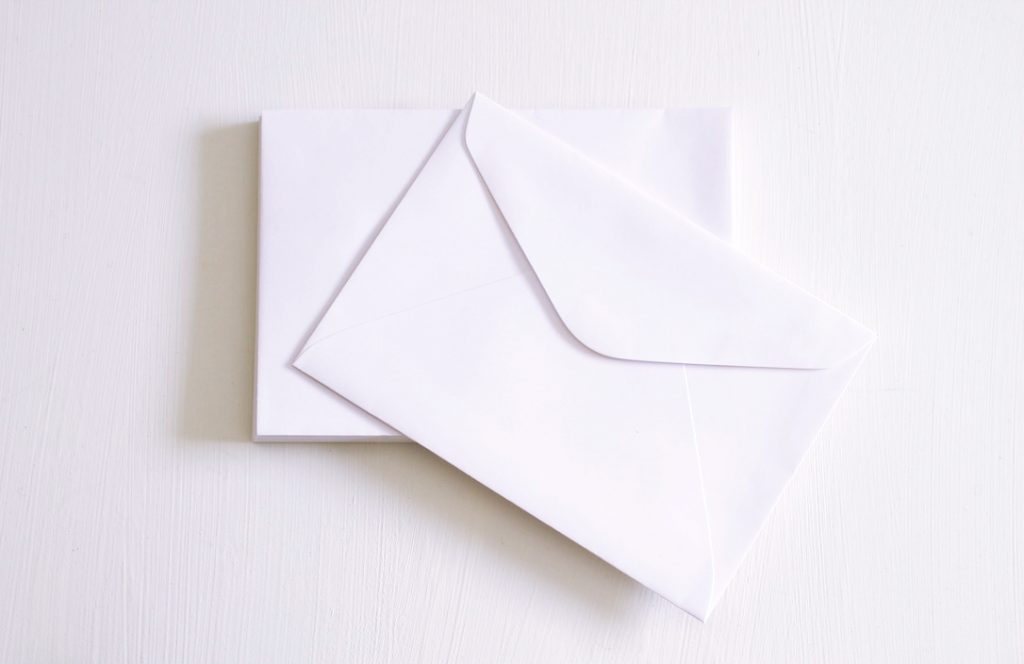 White Envelopes - Complete Supplies