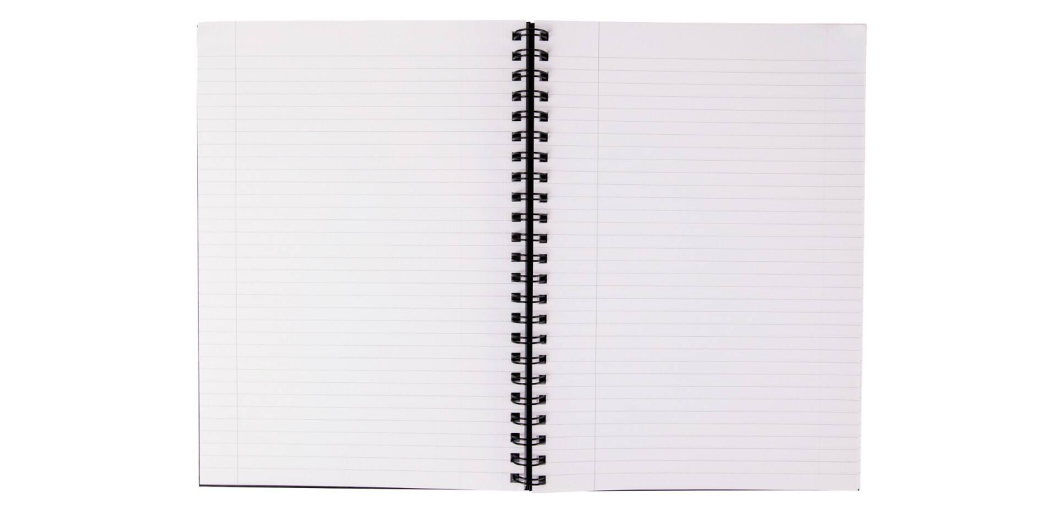 Foray Executive Wirebound Black Hardback Cover Notebook Ruled 200 Pages ...