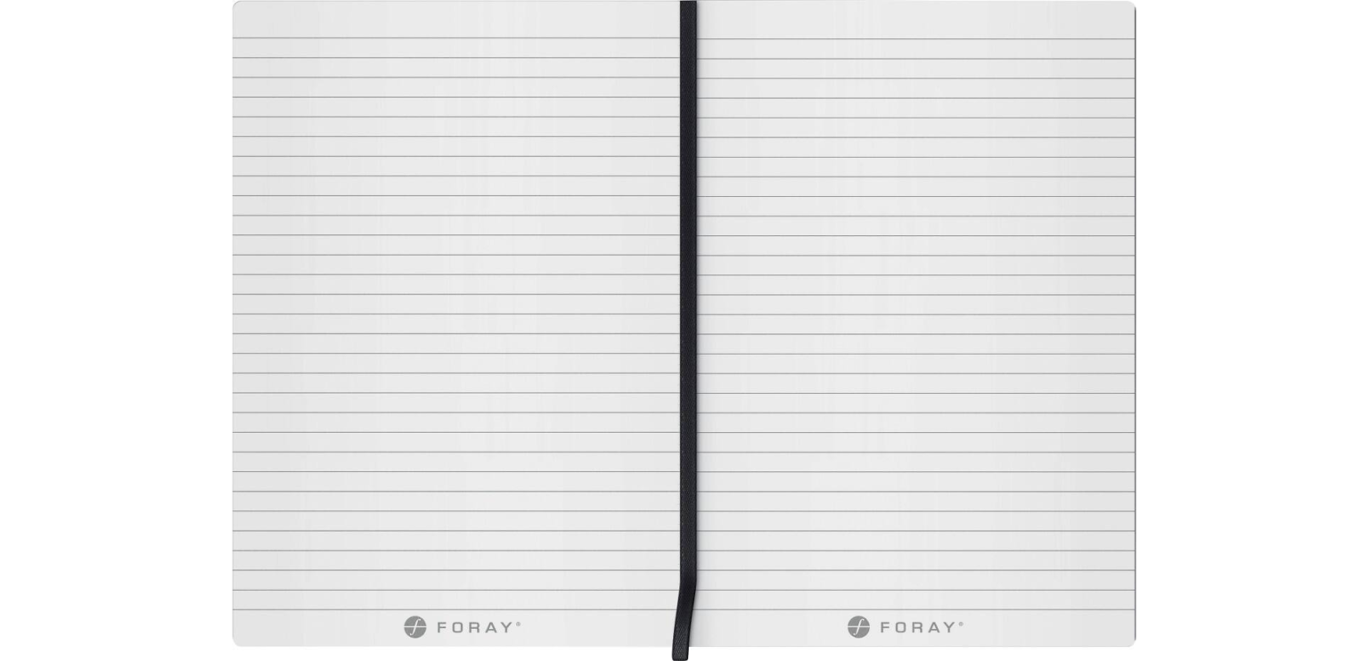 Foray Executive A5 Casebound Black Hardback Notebook Ruled 200 Pages ...